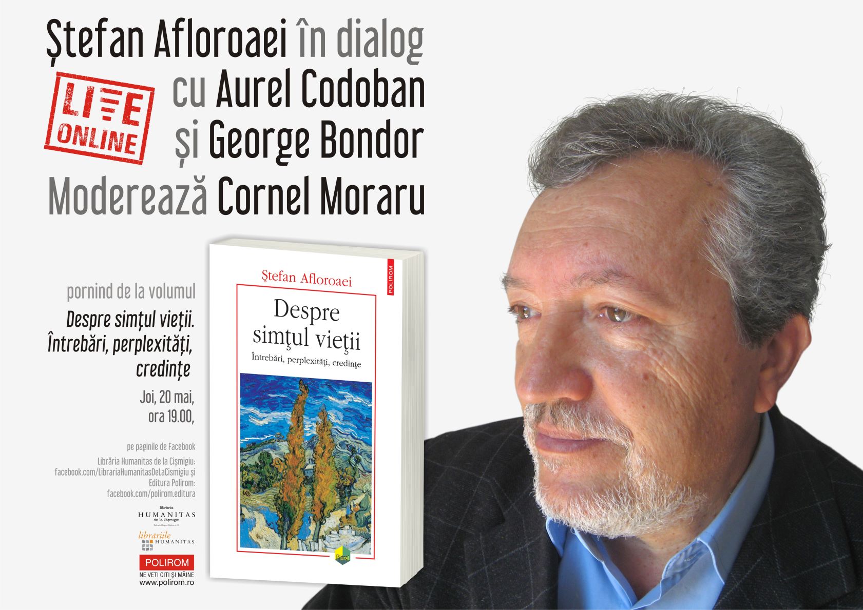 Online & live: Ștefan Afloroaei în dialog cu Aurel Codoban și George ...